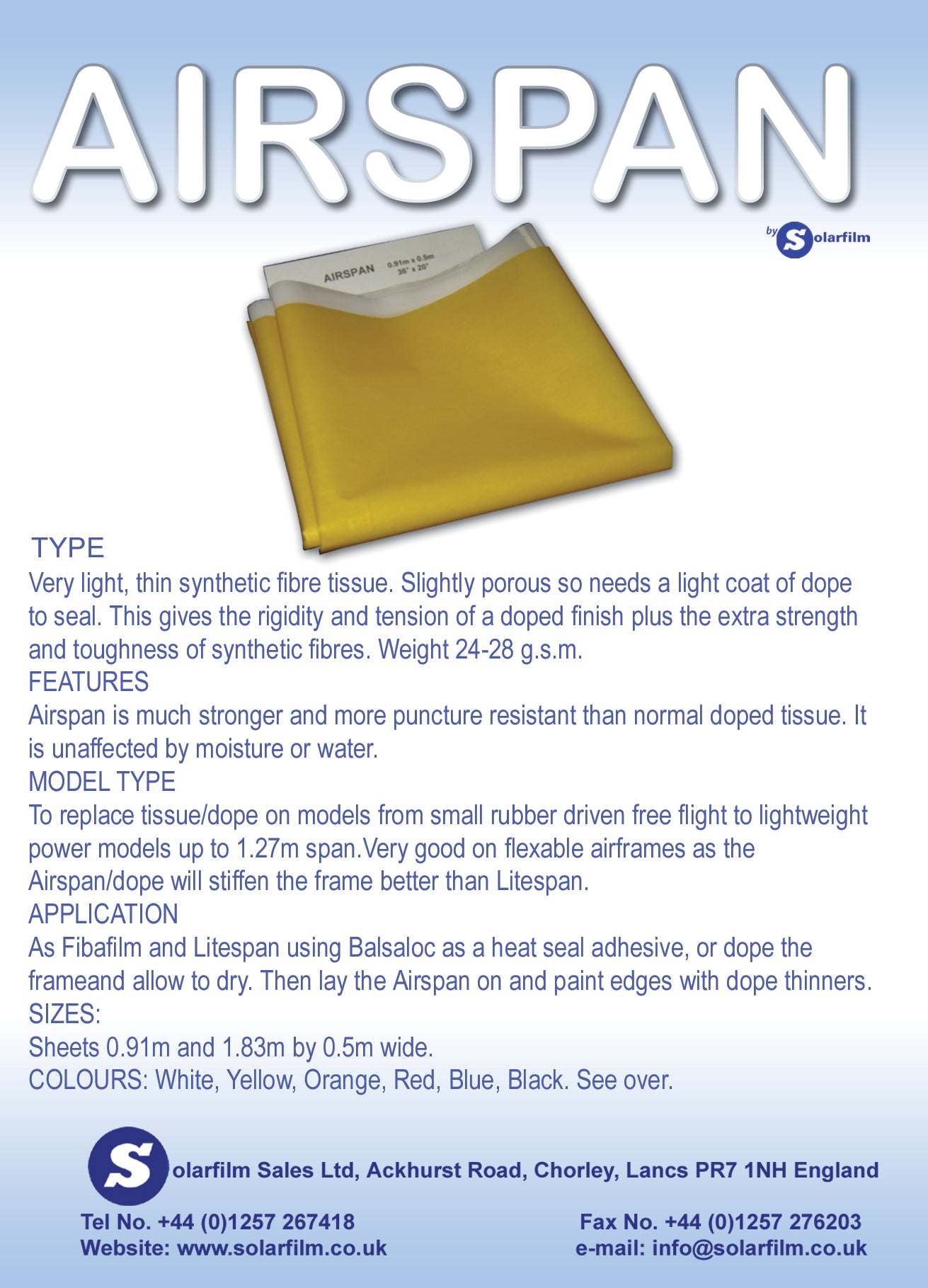 Airspan – Solarfilm Sales Ltd